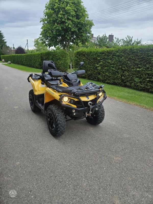 Желтый Can-Am Outlander Max 2013 в Каунас, объемом двигателя 0.65 л и пробегом 9 тыс. км за 7000 €, фото 3 на AUTOMOTO.COM.LV