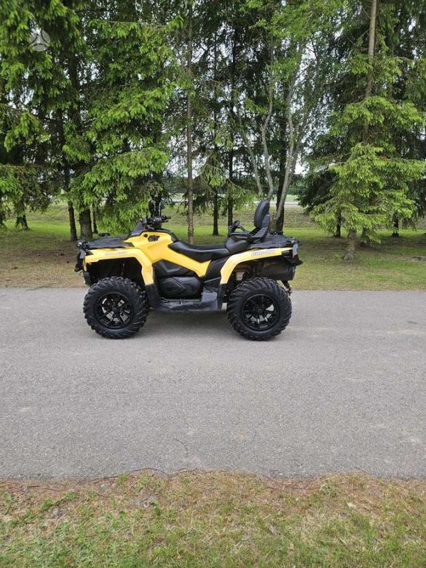 Желтый Can-Am Outlander Max 2013 в Каунас, объемом двигателя 0.65 л и пробегом 9 тыс. км за 7000 €, фото 4 на AUTOMOTO.COM.LV