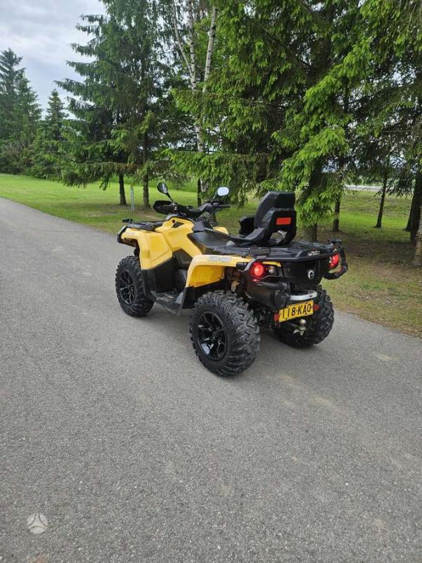 Желтый Can-Am Outlander Max 2013 в Каунас, объемом двигателя 0.65 л и пробегом 9 тыс. км за 7000 €, фото 5 на AUTOMOTO.COM.LV
