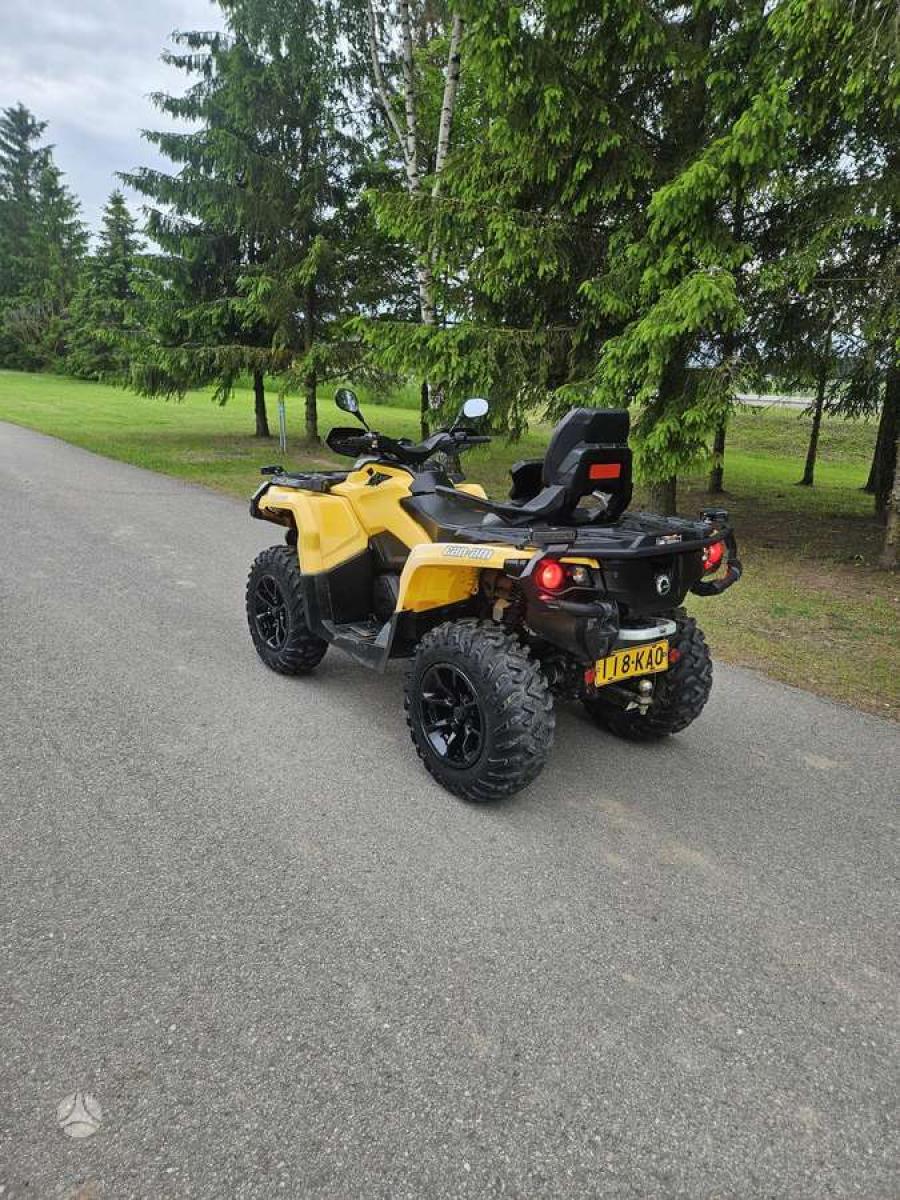 Желтый Can-Am Outlander Max 2013 в Каунас, объемом двигателя 0.65 л и пробегом 9 тыс. км за 7000 €, фото 6 на AUTOMOTO.COM.LV