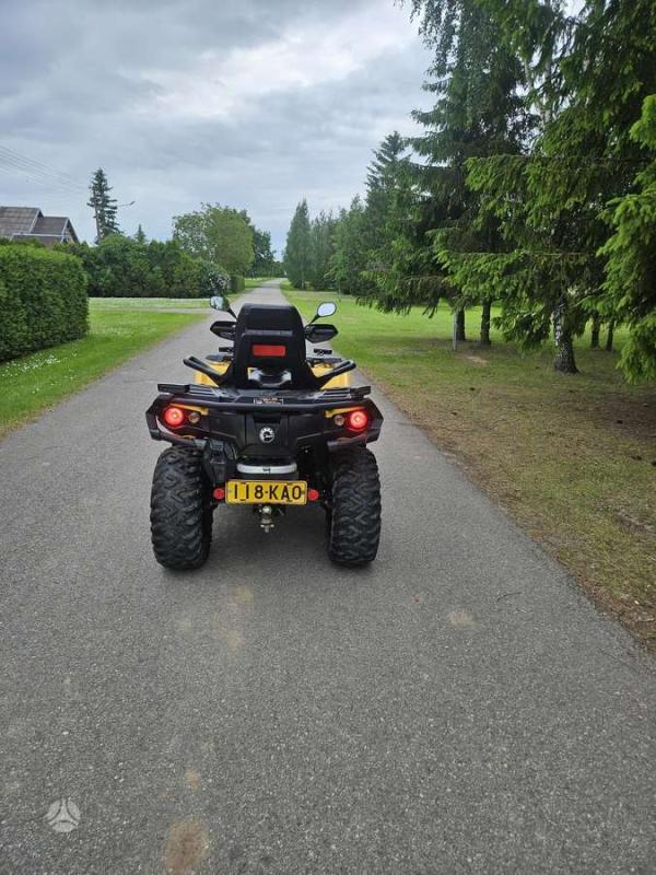 Желтый Can-Am Outlander Max 2013 в Каунас, объемом двигателя 0.65 л и пробегом 9 тыс. км за 7000 €, фото 6 на AUTOMOTO.COM.LV