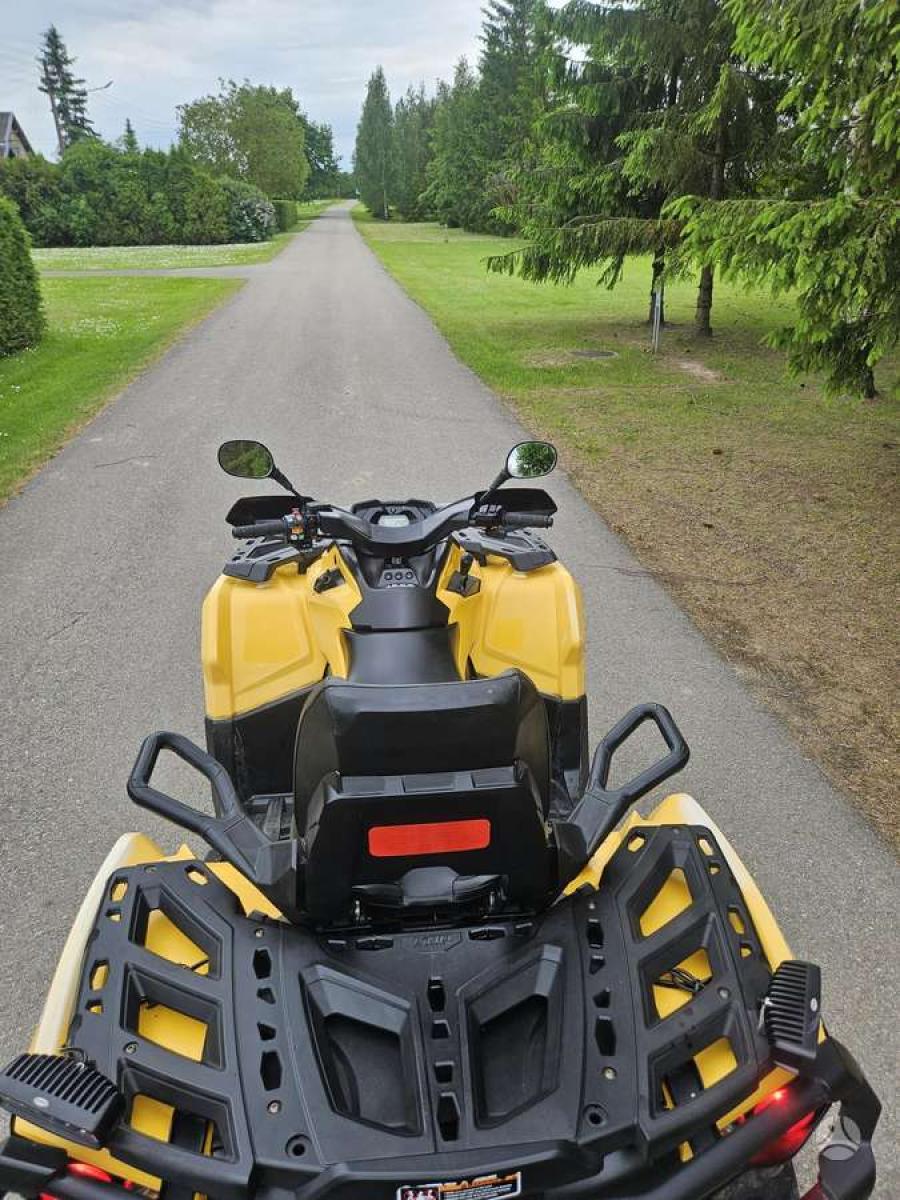 Желтый Can-Am Outlander Max 2013 в Каунас, объемом двигателя 0.65 л и пробегом 9 тыс. км за 7000 €, фото 8 на AUTOMOTO.COM.LV