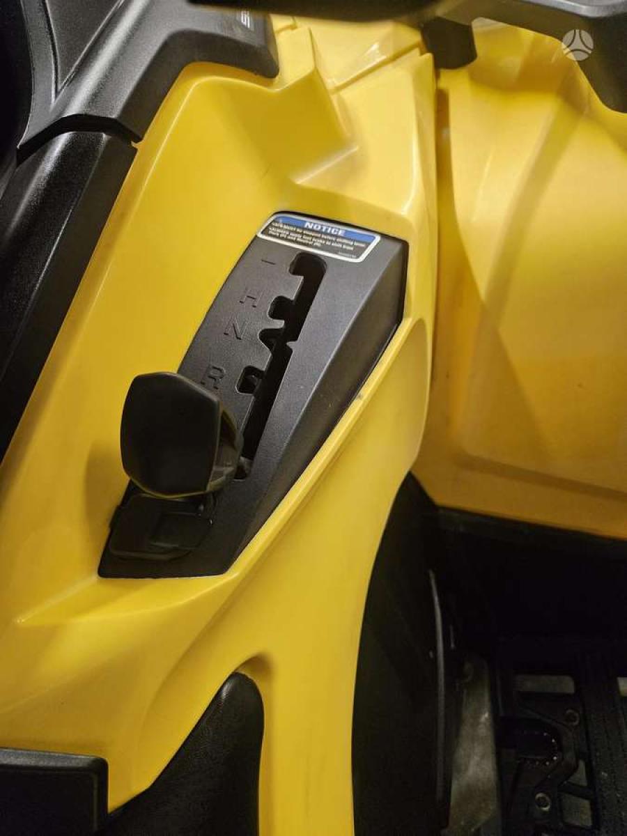 Желтый Can-Am Outlander Max 2013 в Каунас, объемом двигателя 0.65 л и пробегом 9 тыс. км за 7000 €, фото 10 на AUTOMOTO.COM.LV