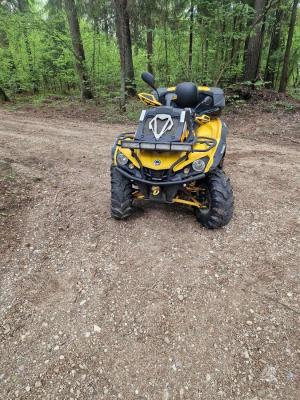 Yellow Can-Am Outlander Max 2016 in Kaunas, with an engine capacity of 0.80 L and mileage of 15 thousand km for 8250 €, photo  on AUTOMOTO.COM.LV