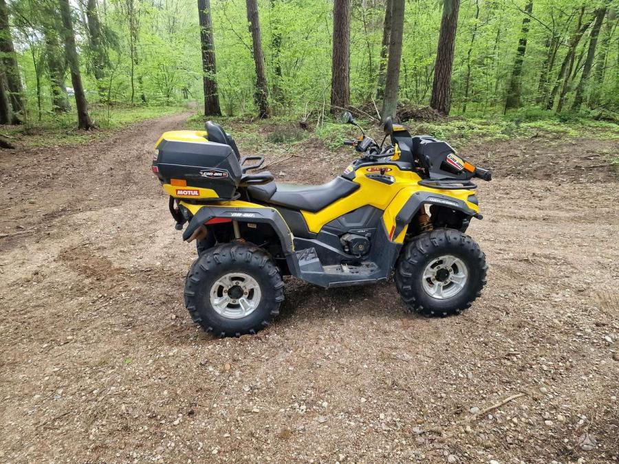 Dzeltens Can-Am Outlander Max 2016 Kauņa, ar dzinēja tilpumu 0.80 L un nobraukumu 15 tūkst. km par 8250 €, foto 3 vietnē AUTOMOTO.COM.LV