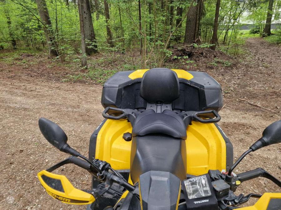 Dzeltens Can-Am Outlander Max 2016 Kauņa, ar dzinēja tilpumu 0.80 L un nobraukumu 15 tūkst. km par 8250 €, foto 6 vietnē AUTOMOTO.COM.LV