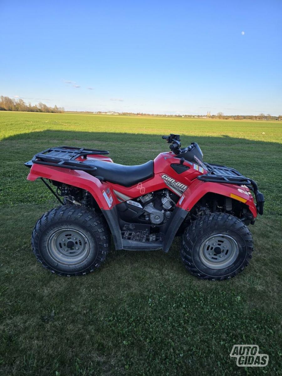 Can-Am Outlander 2007 in Vilnius, with an engine capacity of 0.00 L and mileage of 0 thousand km for 4100 €, photo 4 on AUTOMOTO.COM.LV