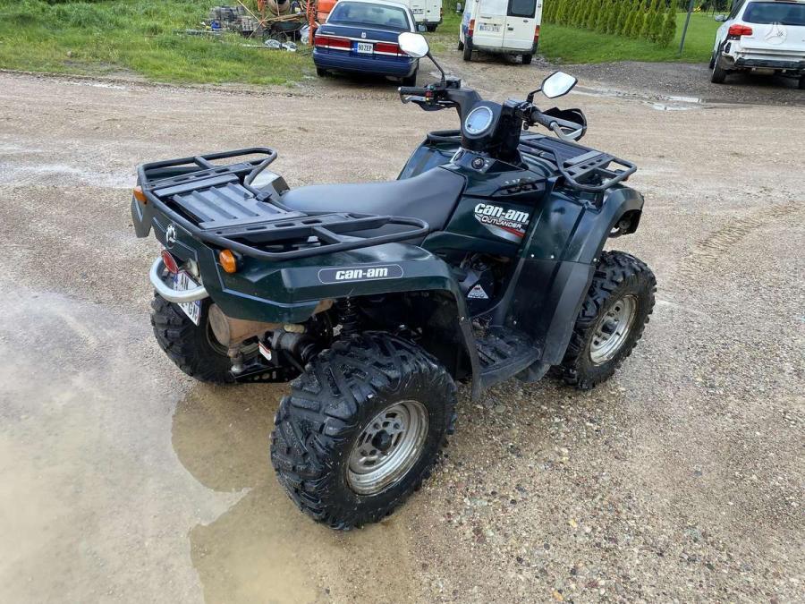 Can-Am Outlander 2007 in Telschi, with an engine capacity of 0.40 L and mileage of 9 thousand km for 2750 €, photo 7 on AUTOMOTO.COM.LV