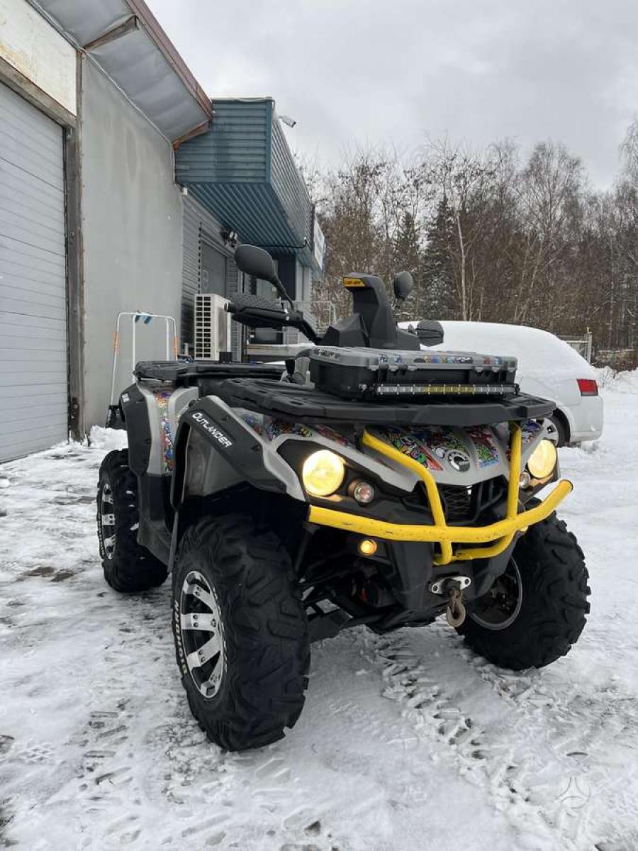 Can-Am Outlander 2014 Viļņa, ar dzinēja tilpumu 0.45 L un nobraukumu 10 tūkst. km par 5000 €, foto 2 vietnē AUTOMOTO.COM.LV
