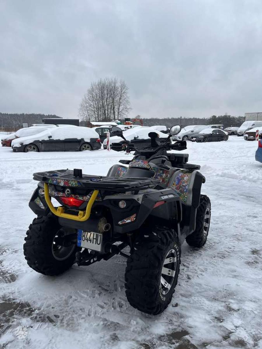 Can-Am Outlander 2014 Viļņa, ar dzinēja tilpumu 0.45 L un nobraukumu 10 tūkst. km par 5000 €, foto 5 vietnē AUTOMOTO.COM.LV