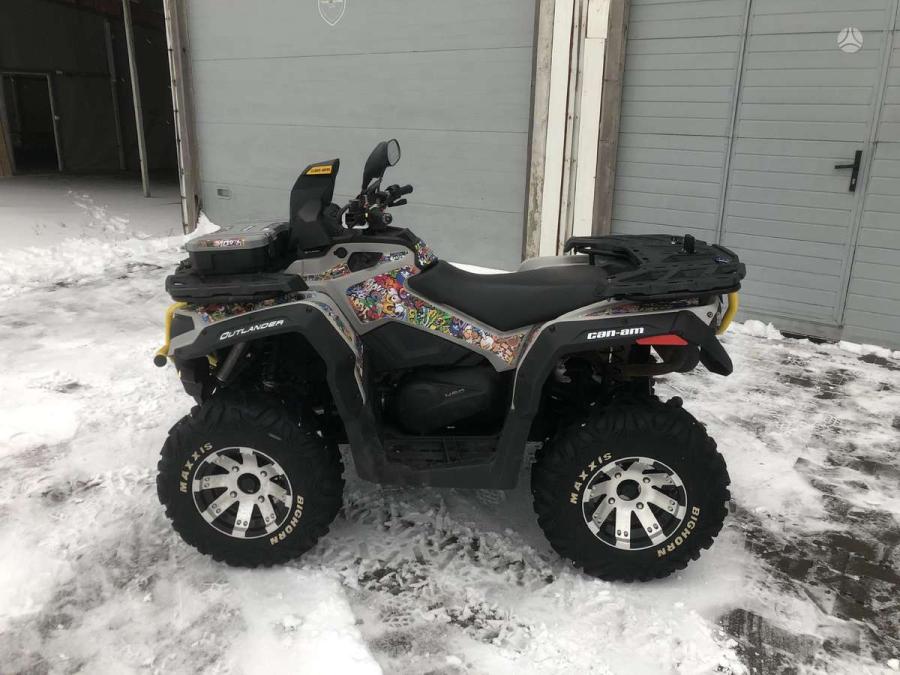 Can-Am Outlander 2014 Viļņa, ar dzinēja tilpumu 0.45 L un nobraukumu 10 tūkst. km par 5000 €, foto 7 vietnē AUTOMOTO.COM.LV