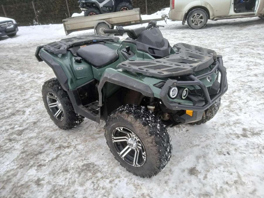 Can-Am Outlander 2014 Kauņa, ar dzinēja tilpumu 0.65 L un nobraukumu 5 tūkst. km par 6700 €, foto 1 vietnē AUTOMOTO.COM.LV