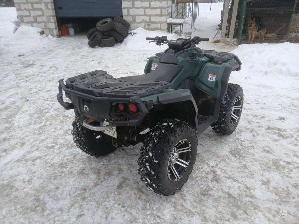 Can-Am Outlander 2014 в Каунас, объемом двигателя 0.65 л и пробегом 5 тыс. км за 6700 €, фото 2 на AUTOMOTO.COM.LV