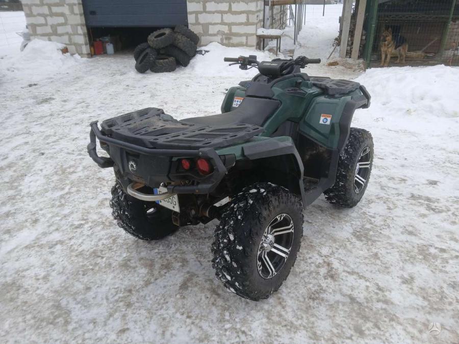Can-Am Outlander 2014 Kauņa, ar dzinēja tilpumu 0.65 L un nobraukumu 5 tūkst. km par 6700 €, foto 2 vietnē AUTOMOTO.COM.LV