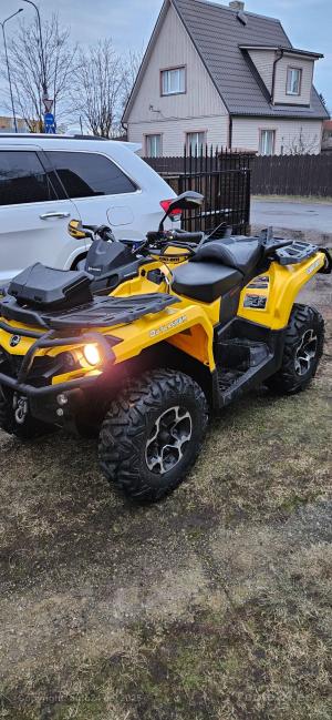 Can-Am Outlander 2015 in Tallinn, with an engine capacity of 0.65 L and mileage of 0 thousand km for 7700 €, photo  on AUTOMOTO.COM.LV