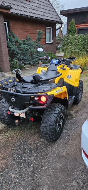 Can-Am Outlander 2015 in Tallinn, with an engine capacity of 0.65 L and mileage of 0 thousand km for 7700 €, photo 5 on AUTOMOTO.COM.LV