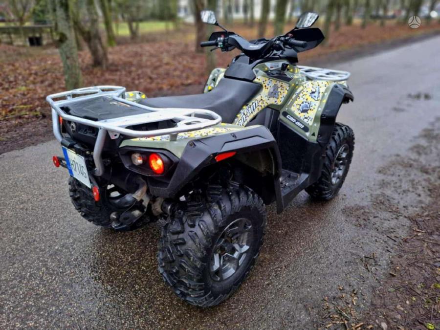 Can-Am Outlander 2018 в Вильнюс, объемом двигателя 0.65 л и пробегом 8 тыс. км за 6450 €, фото 4 на AUTOMOTO.COM.LV