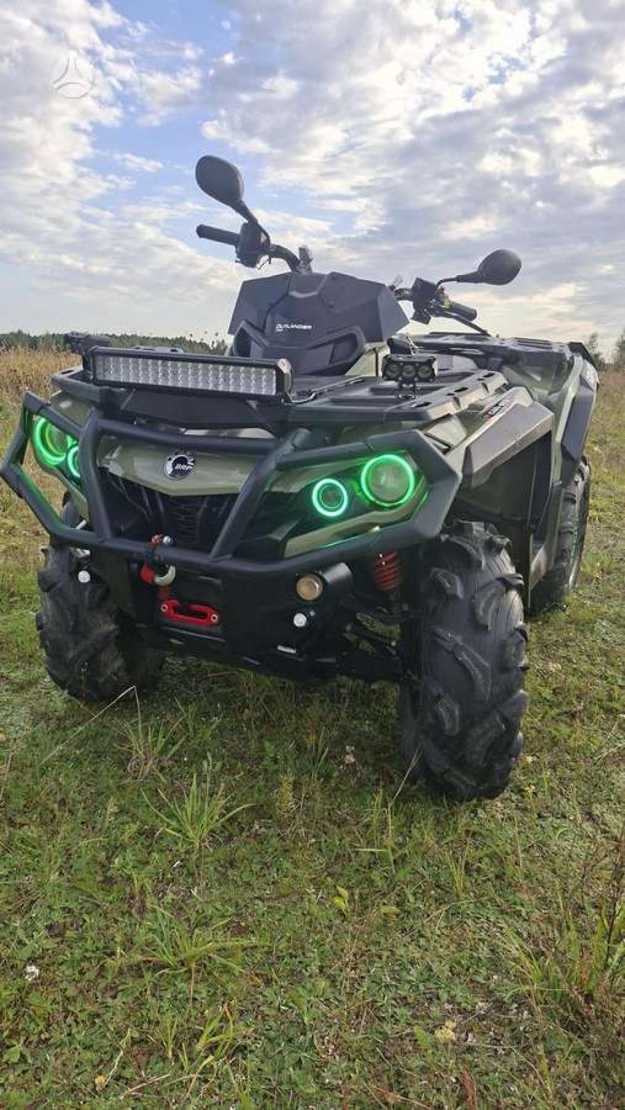 Can-Am Outlander 2018 in Vilnius, with an engine capacity of 0.65 L and mileage of 7 thousand km for 8400 €, photo 4 on AUTOMOTO.COM.LV