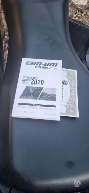 Can-Am Outlander 2020 в Каунас, объемом двигателя 1.00 л и пробегом 5 тыс. км за 8600 €, фото 9 на AUTOMOTO.COM.LV