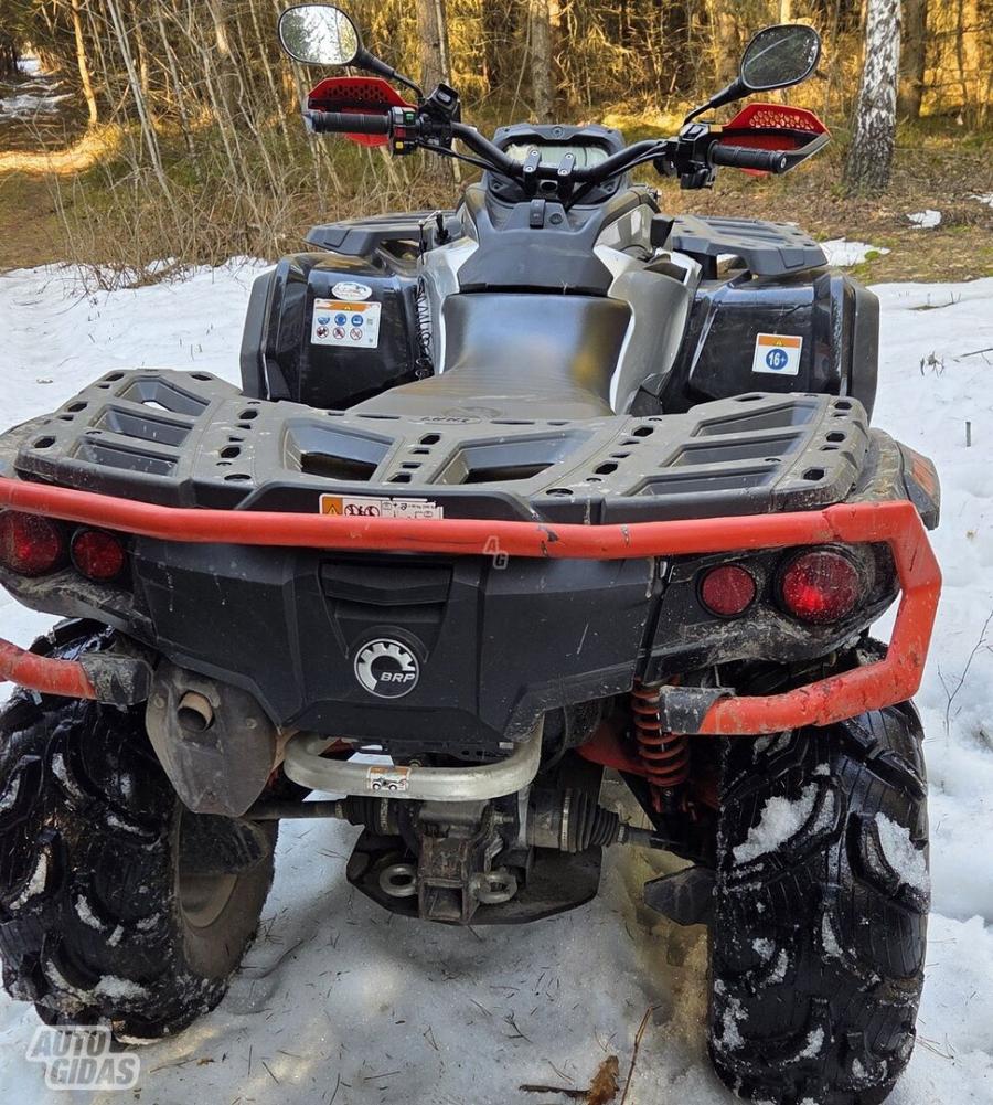 Can-Am Outlander 2021 Šalčininkai, ar dzinēja tilpumu 1.00 L un nobraukumu 4 tūkst. km par 11500 €, foto 4 vietnē AUTOMOTO.COM.LV