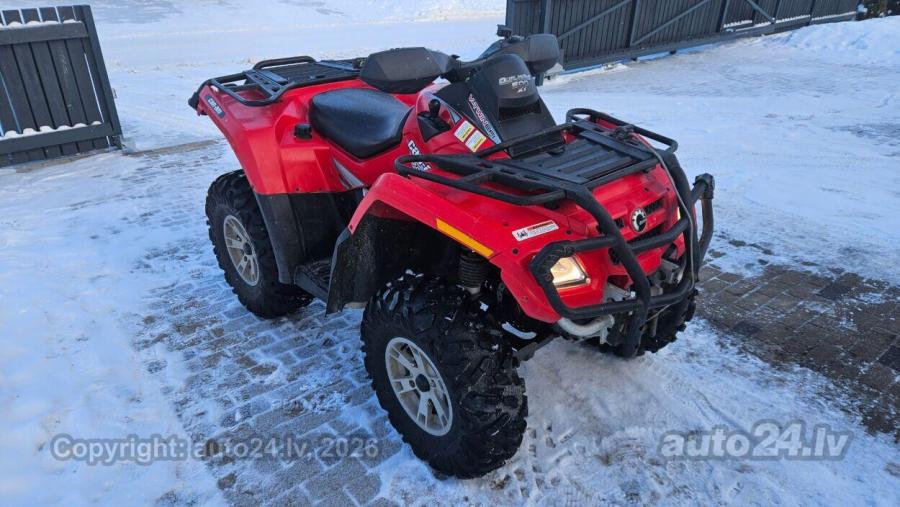 Red Can-Am Outlander 2007 in Tartu, with an engine capacity of 0.50 L and mileage of 0 thousand km for 3500 €, photo 2 on AUTOMOTO.COM.LV