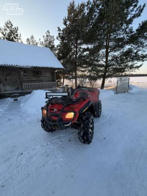 Red Can-Am Outlander 2007 in Panevezys, with an engine capacity of 0.80 L and mileage of 10 thousand km for 2850 €, photo 3 on AUTOMOTO.COM.LV