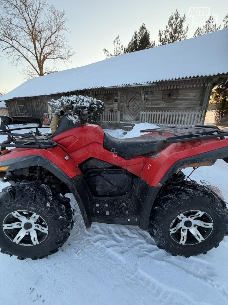 Red Can-Am Outlander 2007 in Panevezys, with an engine capacity of 0.80 L and mileage of 10 thousand km for 2850 €, photo 7 on AUTOMOTO.COM.LV
