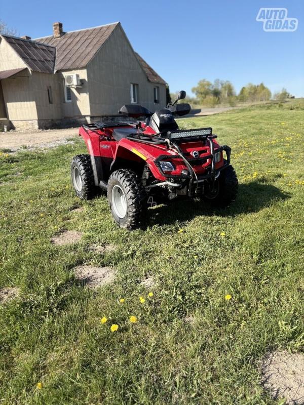 Red Can-Am Outlander 2009 in Alytus, with an engine capacity of 0.80 L and mileage of 0 thousand km for 5500 €, photo 1 on AUTOMOTO.COM.LV