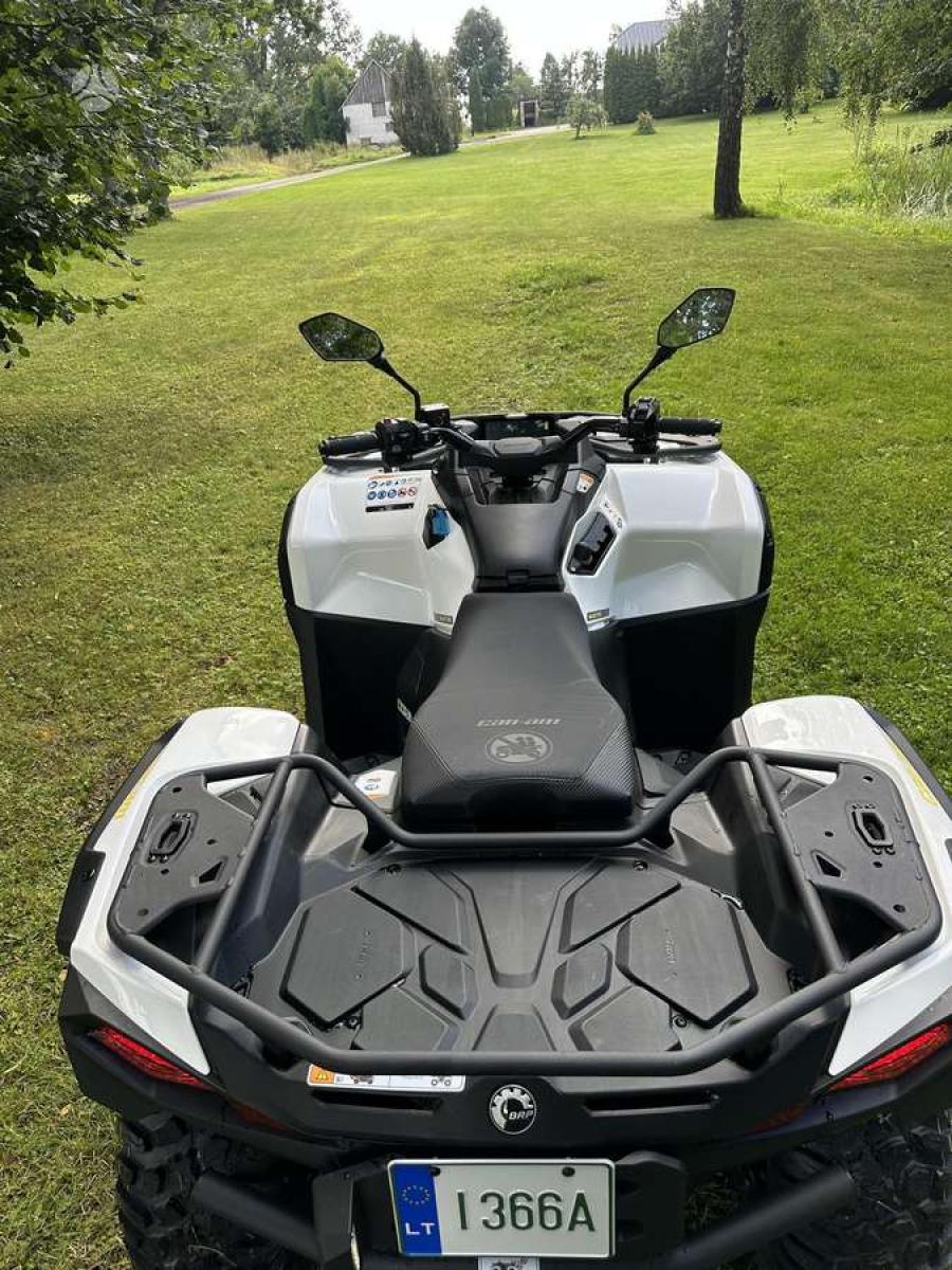 White Can-Am Outlander 2026 in Kaunas, with an engine capacity of 0.00 L and mileage of 0 thousand km for 15390 €, photo 14 on AUTOMOTO.COM.LV