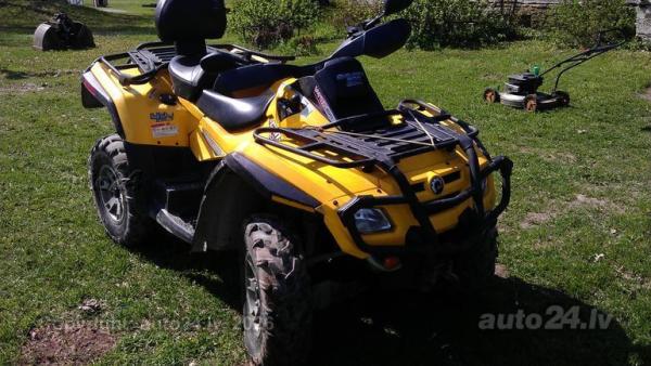 Желтый Can-Am Outlander 2006 в Таллин, объемом двигателя 0.80 л и пробегом 0 тыс. км за 3800 €, фото 2 на AUTOMOTO.COM.LV