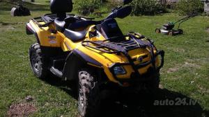 Yellow Can-Am Outlander 2006 in Tallinn, with an engine capacity of 0.80 L and mileage of 0 thousand km for 3800 €, photo 3 on AUTOMOTO.COM.LV