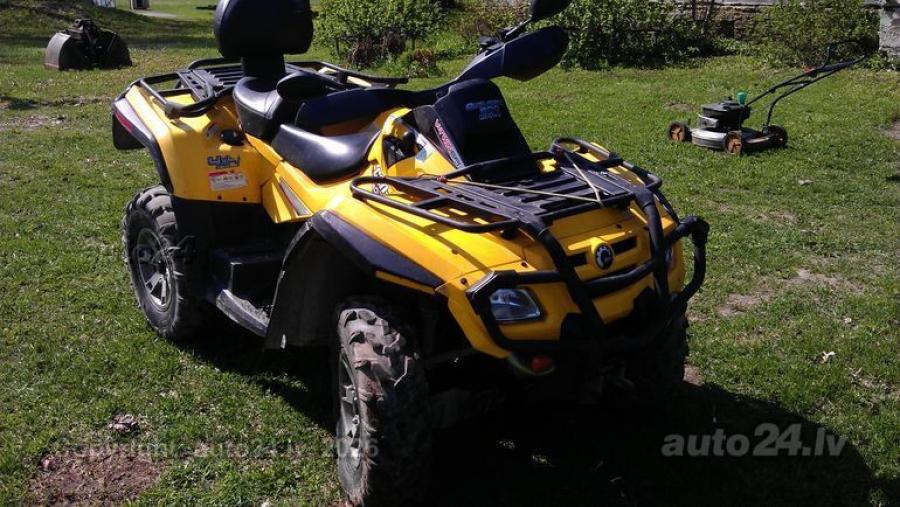 Yellow Can-Am Outlander 2006 in Tallinn, with an engine capacity of 0.80 L and mileage of 0 thousand km for 3800 €, photo 3 on AUTOMOTO.COM.LV