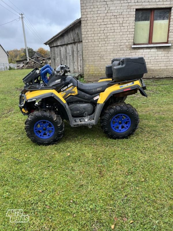 Dzeltens Can-Am Outlander 2007 Tauragė, ar dzinēja tilpumu 0.80 L un nobraukumu 0 tūkst. km par 7000 €, foto 3 vietnē AUTOMOTO.COM.LV