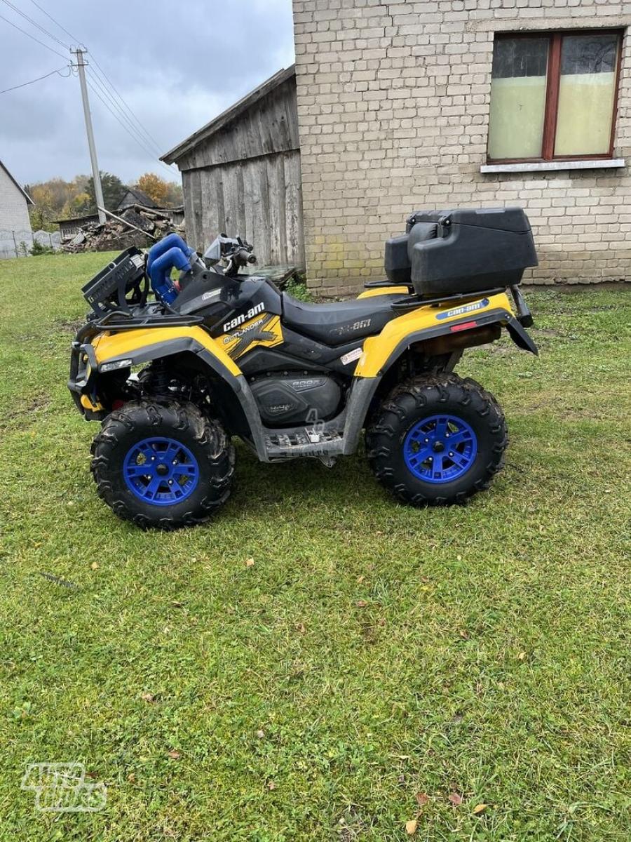 Желтый Can-Am Outlander 2007 в Таураге, объемом двигателя 0.80 л и пробегом 0 тыс. км за 7000 €, фото 3 на AUTOMOTO.COM.LV