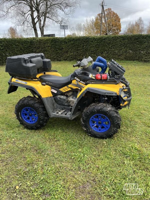 Dzeltens Can-Am Outlander 2007 Tauragė, ar dzinēja tilpumu 0.80 L un nobraukumu 0 tūkst. km par 7000 €, foto 4 vietnē AUTOMOTO.COM.LV