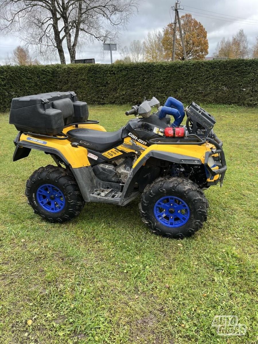 Желтый Can-Am Outlander 2007 в Таураге, объемом двигателя 0.80 л и пробегом 0 тыс. км за 7000 €, фото 4 на AUTOMOTO.COM.LV