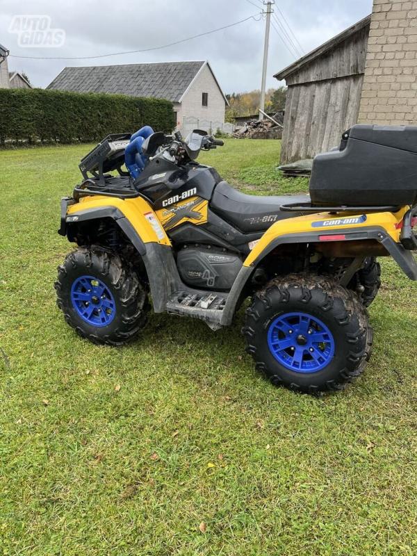 Dzeltens Can-Am Outlander 2007 Tauragė, ar dzinēja tilpumu 0.80 L un nobraukumu 0 tūkst. km par 7000 €, foto 6 vietnē AUTOMOTO.COM.LV