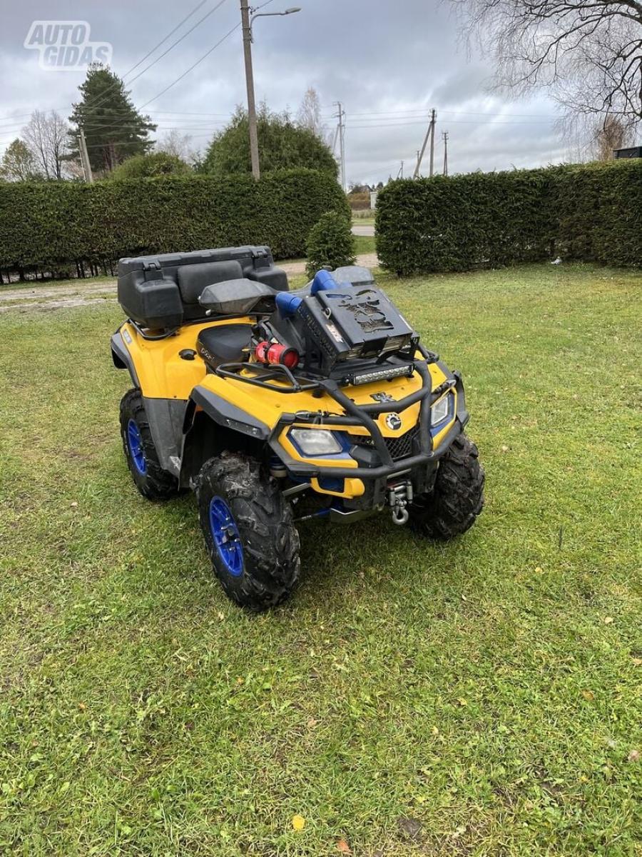 Желтый Can-Am Outlander 2007 в Таураге, объемом двигателя 0.80 л и пробегом 0 тыс. км за 7000 €, фото 8 на AUTOMOTO.COM.LV