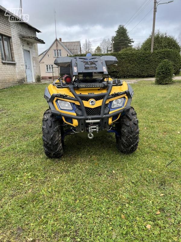 Dzeltens Can-Am Outlander 2007 Tauragė, ar dzinēja tilpumu 0.80 L un nobraukumu 0 tūkst. km par 7000 €, foto 9 vietnē AUTOMOTO.COM.LV