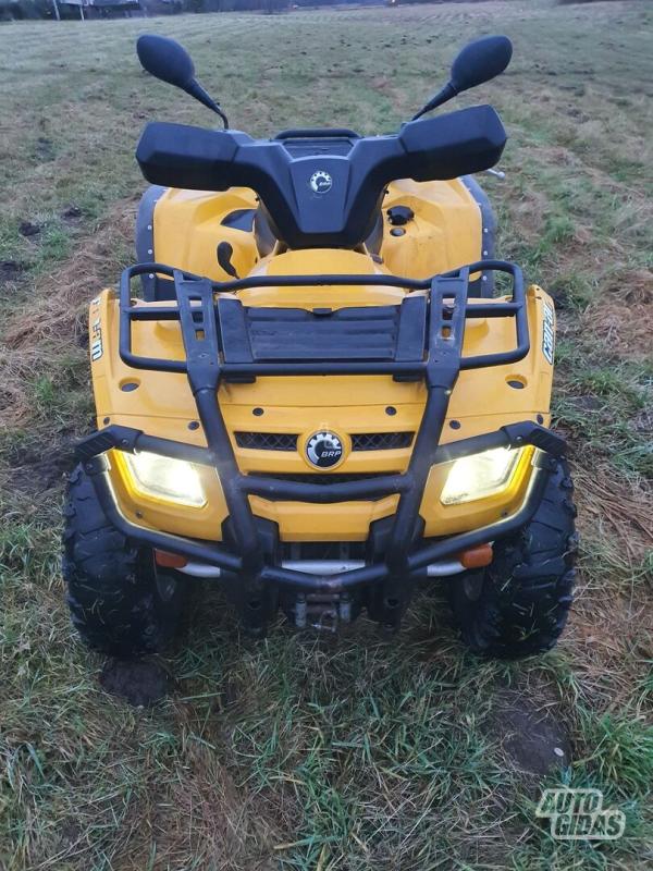 Yellow Can-Am Outlander 2008 in Jurbarkas, with an engine capacity of 0.40 L and mileage of 0 thousand km for 2940 €, photo 3 on AUTOMOTO.COM.LV