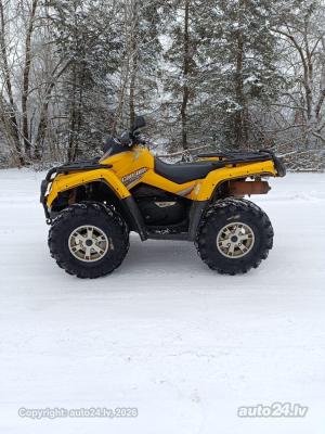 Yellow Can-Am Outlander 2008 in Viljandi, with an engine capacity of 0.65 L and mileage of 6 thousand km for 4000 €, photo 4 on AUTOMOTO.COM.LV