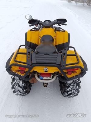 Yellow Can-Am Outlander 2008 in Viljandi, with an engine capacity of 0.65 L and mileage of 6 thousand km for 4000 €, photo 6 on AUTOMOTO.COM.LV