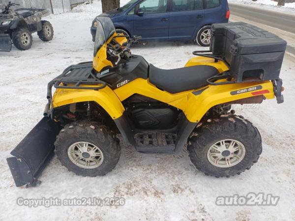 Yellow Can-Am Outlander 2011 in Tartu, with an engine capacity of 0.50 L and mileage of 6 thousand km for 4999 €, photo 2 on AUTOMOTO.COM.LV