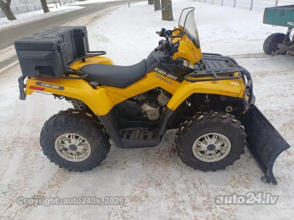 Yellow Can-Am Outlander 2011 in Tartu, with an engine capacity of 0.50 L and mileage of 6 thousand km for 4999 €, photo 6 on AUTOMOTO.COM.LV