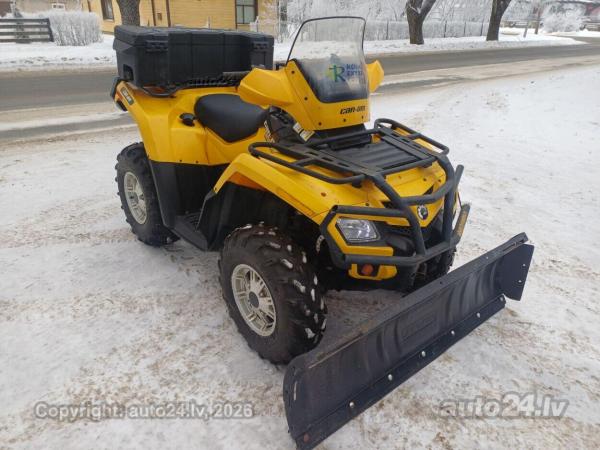 Желтый Can-Am Outlander 2011 в Тарту, объемом двигателя 0.50 л и пробегом 6 тыс. км за 4999 €, фото 7 на AUTOMOTO.COM.LV