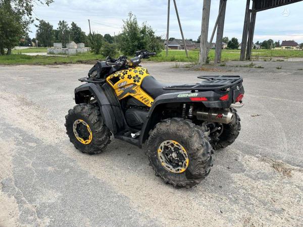 Желтый Can-Am Outlander 2012 в Ионишкис, объемом двигателя 0.80 л и пробегом 8 тыс. км за 7000 €, фото 4 на AUTOMOTO.COM.LV