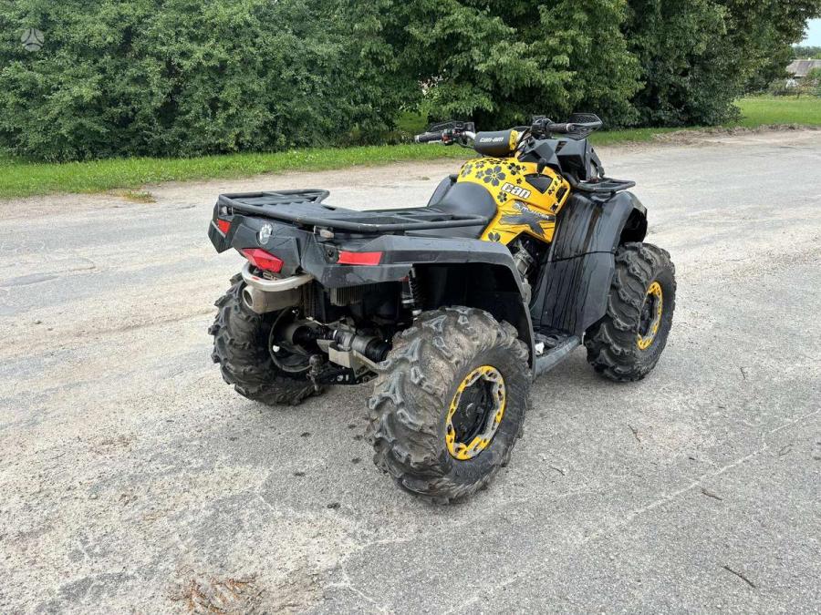 Желтый Can-Am Outlander 2012 в Ионишкис, объемом двигателя 0.80 л и пробегом 8 тыс. км за 7000 €, фото 5 на AUTOMOTO.COM.LV