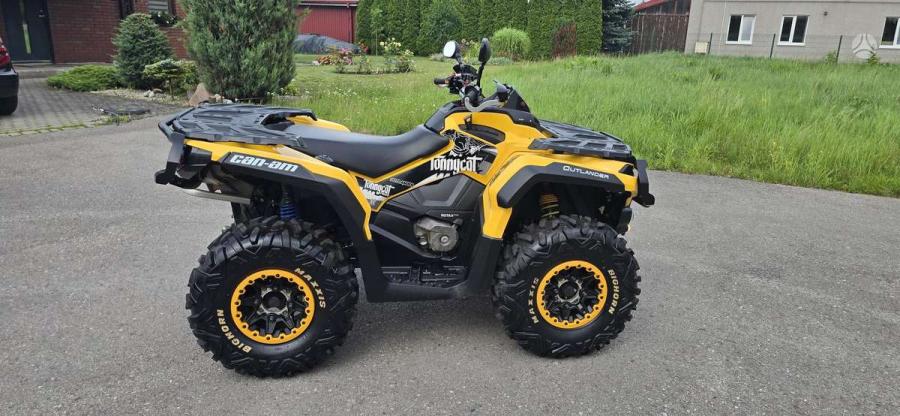 Yellow Can-Am Outlander 2013 in Kaunas, with an engine capacity of 1.00 L and mileage of 9 thousand km for 9999 €, photo 5 on AUTOMOTO.COM.LV