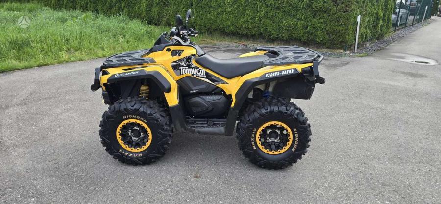 Yellow Can-Am Outlander 2013 in Kaunas, with an engine capacity of 1.00 L and mileage of 9 thousand km for 9999 €, photo 9 on AUTOMOTO.COM.LV