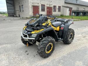 Желтый Can-Am Outlander 2013 в Ионишкис, объемом двигателя 0.80 л и пробегом 0 тыс. км за 7500 €, фото 3 на AUTOMOTO.COM.LV